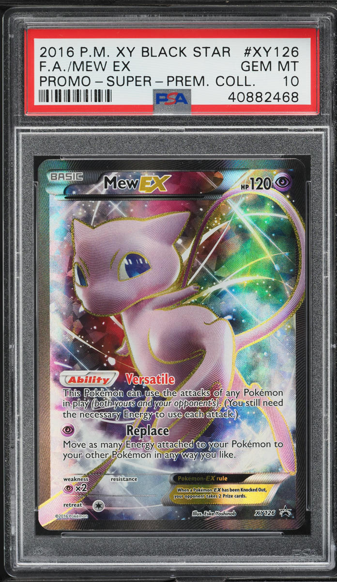 2016 Pokemon XY Black Star Promo Super Premium Collection Mew EX #XY126 ...