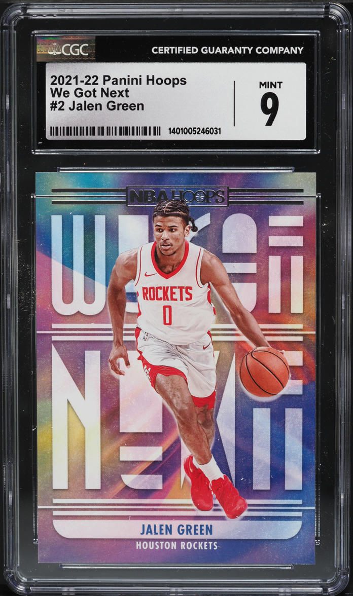 2021 Hoops We Got Next Jalen Green ROOKIE #2 CGC 9 MINT on Fanatics Collect