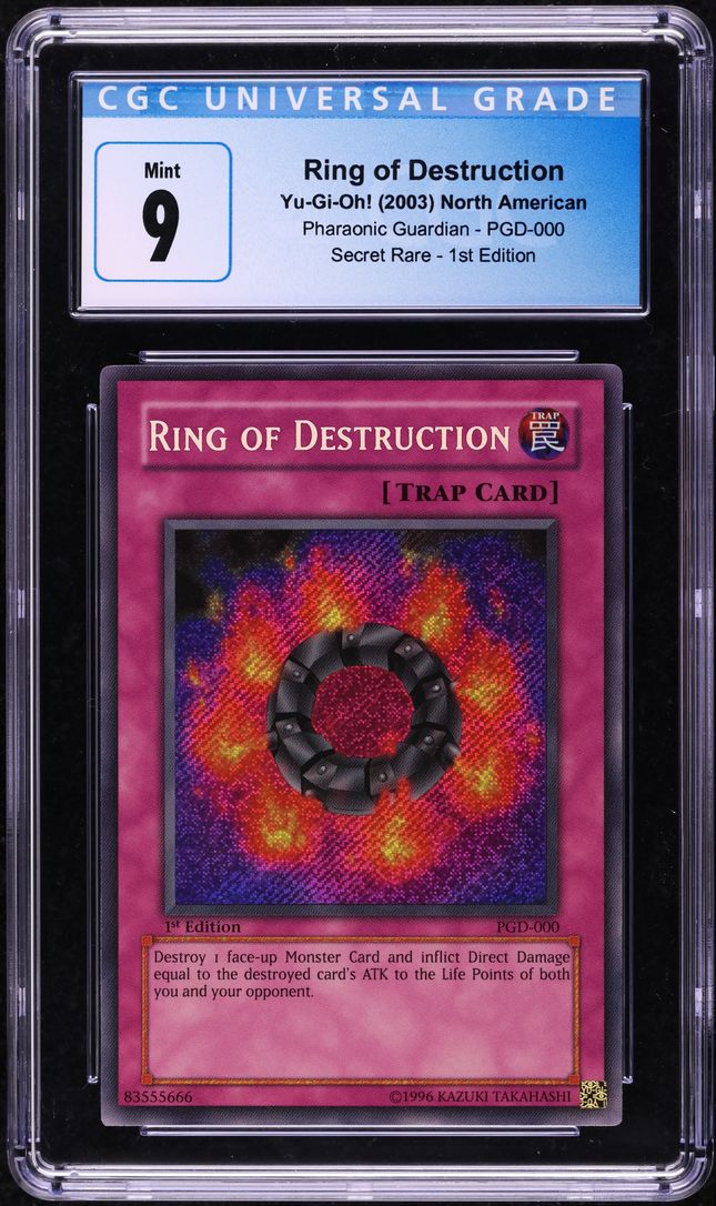 2003 Yu-Gi-Oh! Pharaonic Guardian 1st Edition Ring Of Destruction #PGD ...