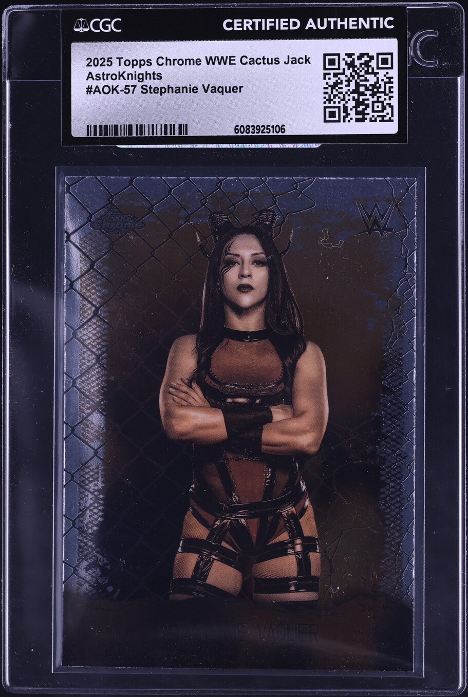 2025 Topps Chrome WWE Cactus Jack AstroKnights Stephanie Vaquer #AOK-57 ...