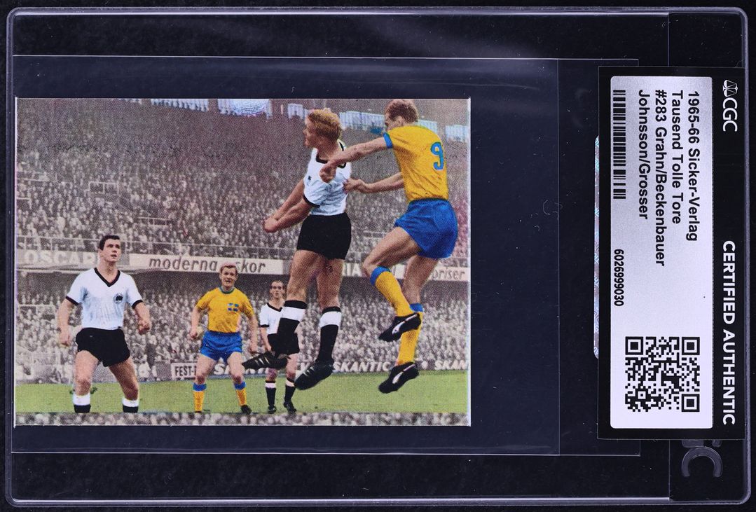 1965 Sicker-Verlag Tausend Tolle Tore Franz Beckenbauer ROOKIE #283 CGC ...