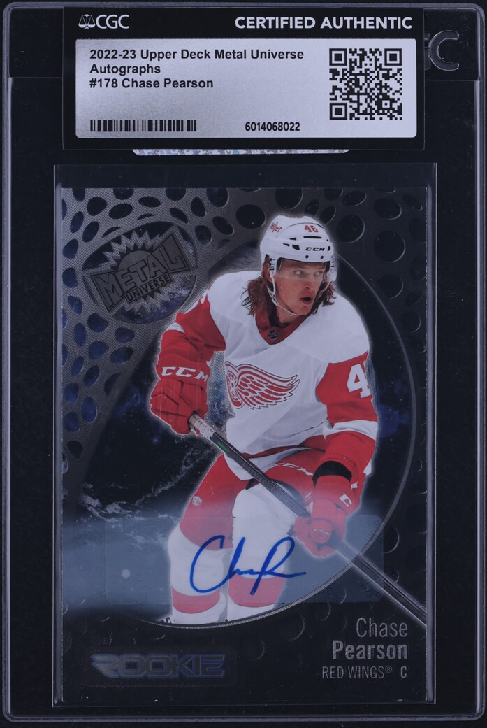 2022 Metal Universe Chase Pearson ROOKIE AUTO /349 #178 CGC AUTH on Fanatics Collect