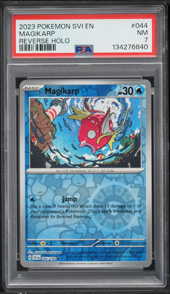 2023 Pokemon Scarlet & Violet Reverse Holo Magikarp #44 PSA 7 NRMT on ...