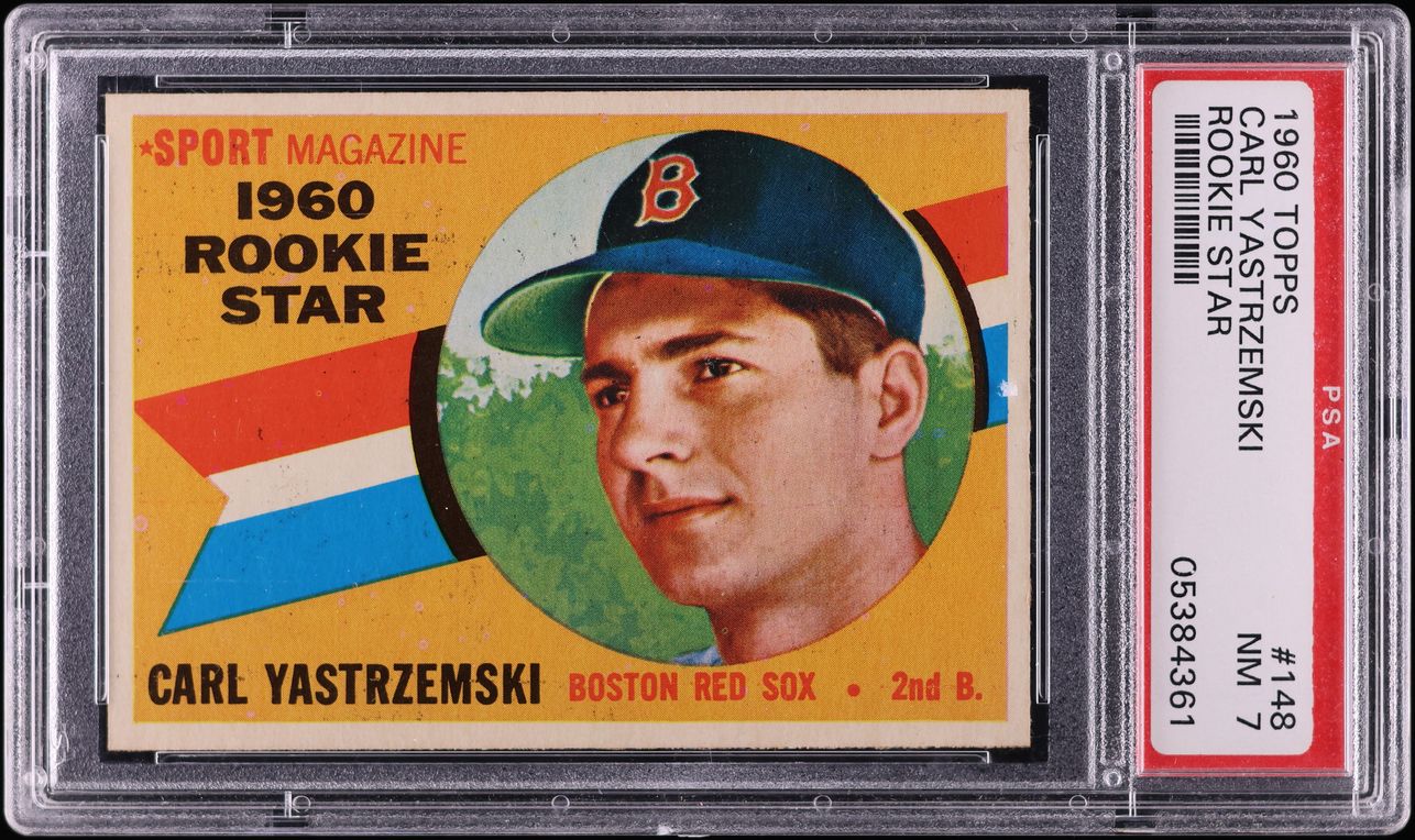 1960 Topps Carl Yastrzemski ROOKIE #148 PSA 7 NRMT on Fanatics Collect