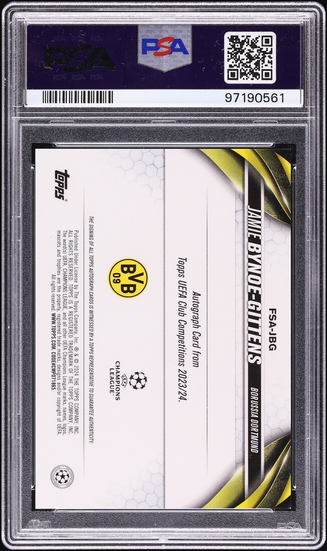 2023 Topps Chrome UEFA Club Competitions Future Stars Orange Jamie ...