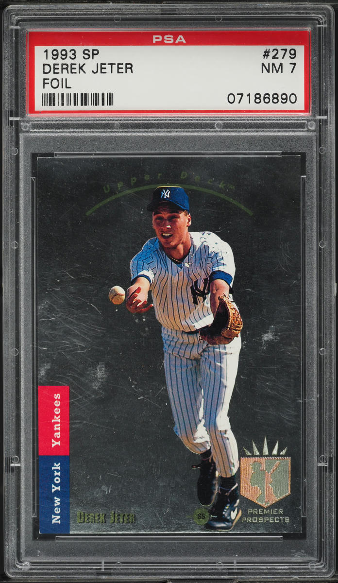 1993 SP Foil Derek Jeter ROOKIE #279 PSA 7 NRMT on Fanatics Collect