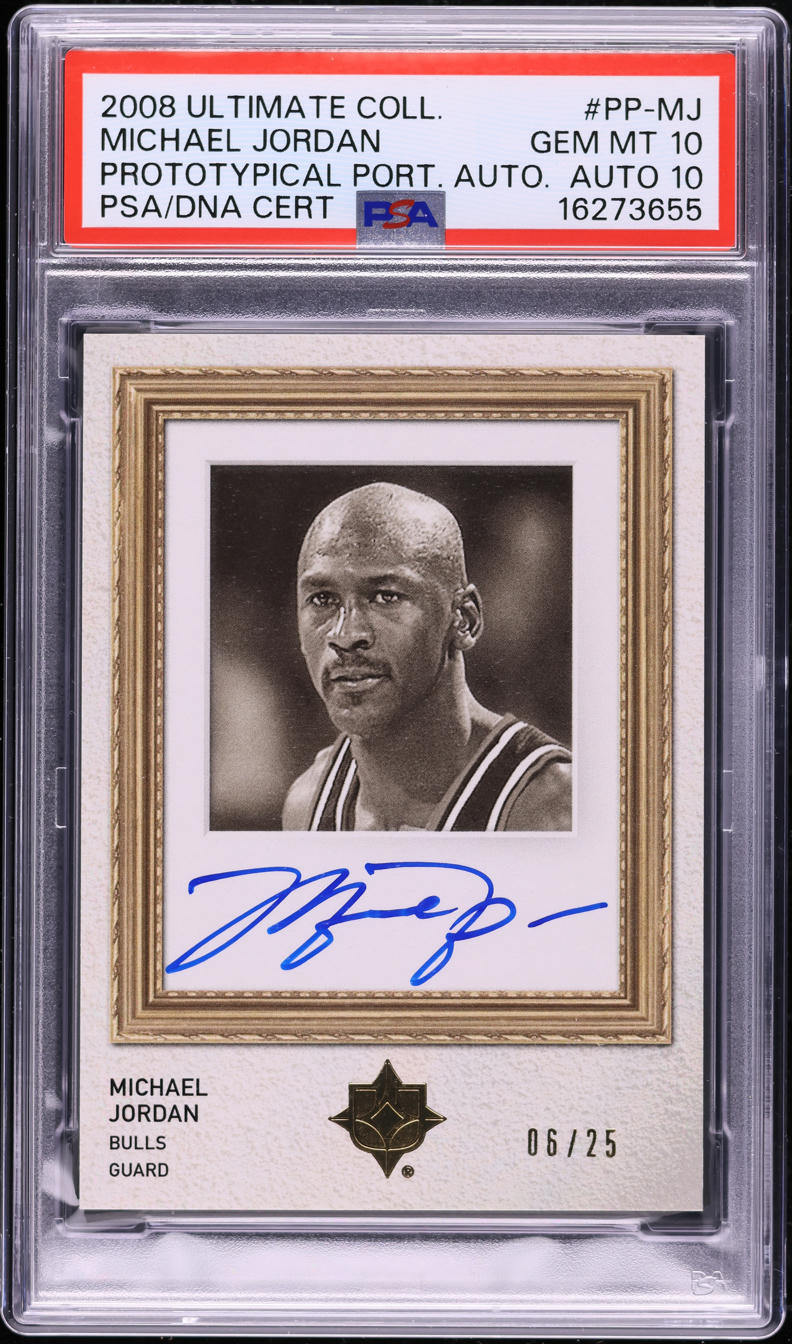 2008 Ultimate Collection Prototypical Michael Jordan AUTO DNA 10 /25 ...
