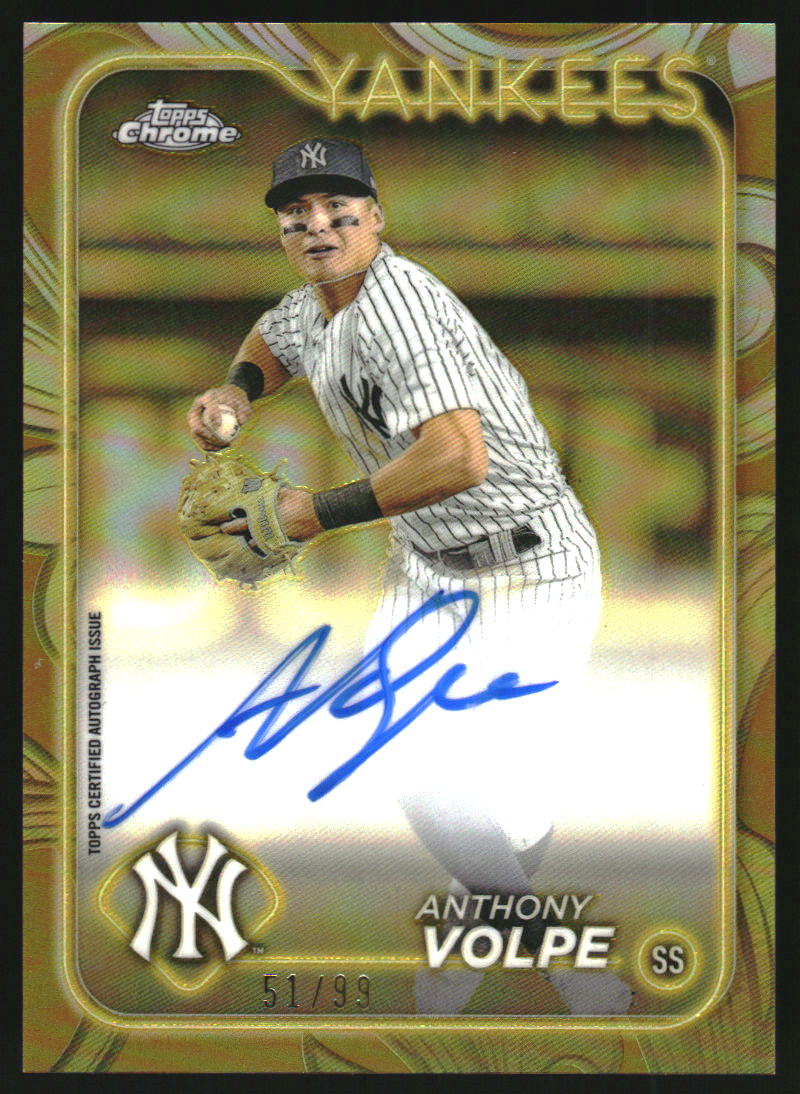 2024 Topps Chrome Gilded Collection Gold Autograph Spencer Strider Auto ...