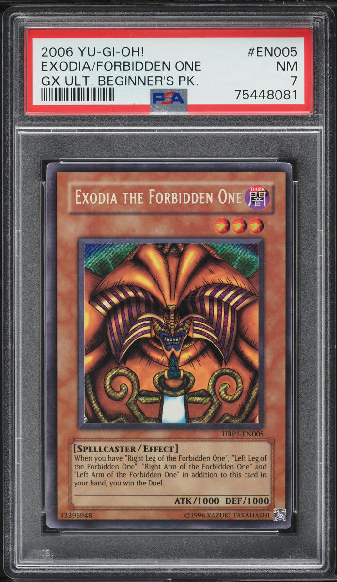 2006 Yu-Gi-Oh! GX Ultimate Beginner's Exodia The Forbidden One #UBP1 ...