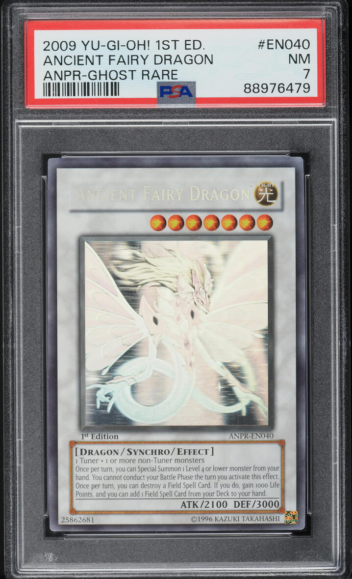 2009 Yu-Gi-Oh! ANPR 1st Ed Ghost Rare Ancient Fairy Dragon #ANPR-EN040 ...