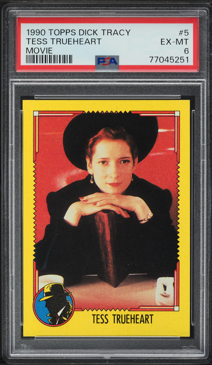 1990 Topps Dick Tracy Movie Tess Trueheart #5 PSA 6 EXMT on Fanatics ...