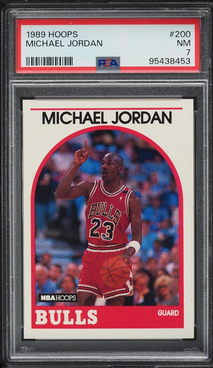 1989 Hoops Michael Jordan #200 PSA 7 NRMT on Fanatics Collect