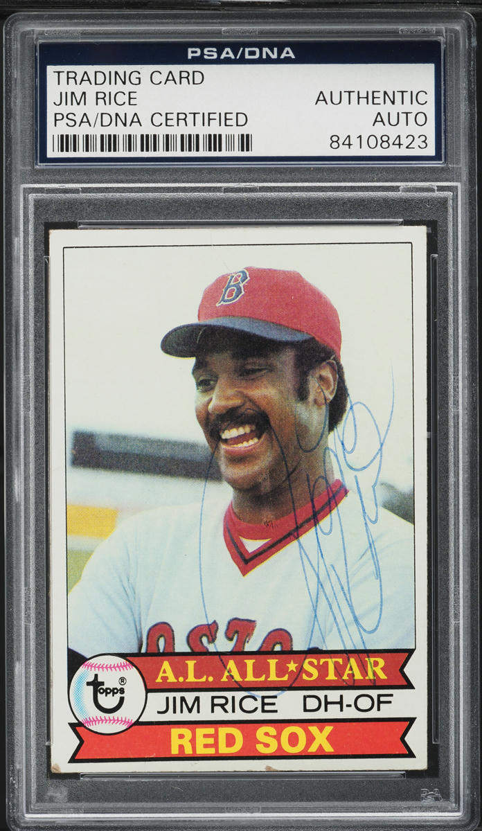 Jim Rice Signed Autograph Trading Card AUTO PSA/DNA AUTH on Fanatics ...
