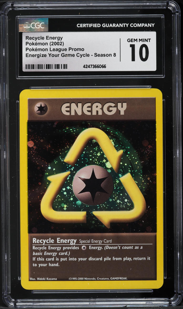 2002 Pokemon League Promo Energize Your Cycle Season 8 Recycle Energy ...