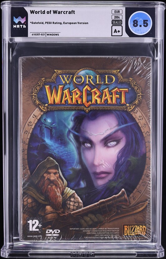 World Of Warcraft (Windows PC) WATA 8.5 A+ Sealed on Fanatics Collect