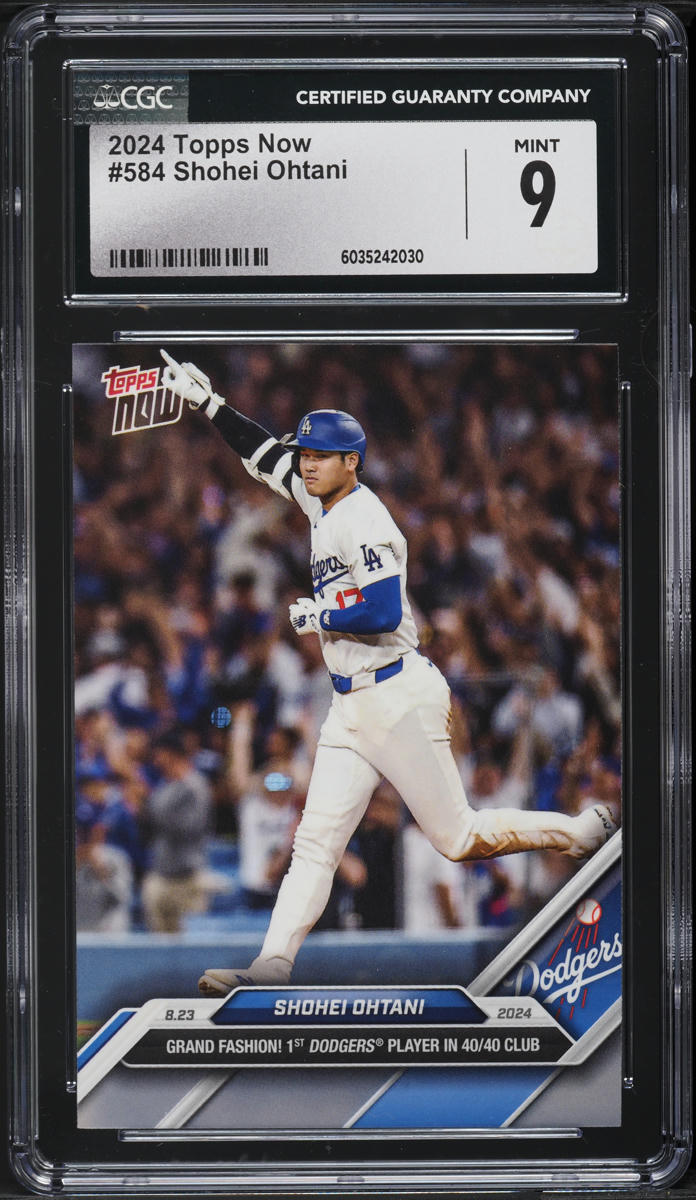 2024 Topps Now Shohei Ohtani #584 CGC 9 MINT on Fanatics Collect