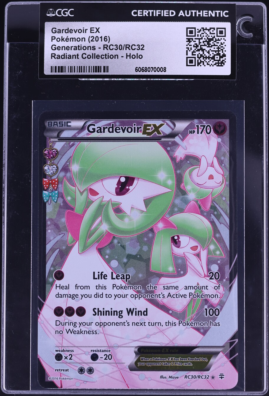 2016 Pokemon XY Generations Radiant Collection Gardevoir EX #RC30 CGC ...