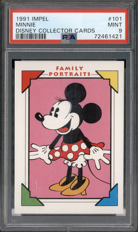 1991 Impel Disney Collector Cards #101 Minnie PSA 9 on Fanatics Collect