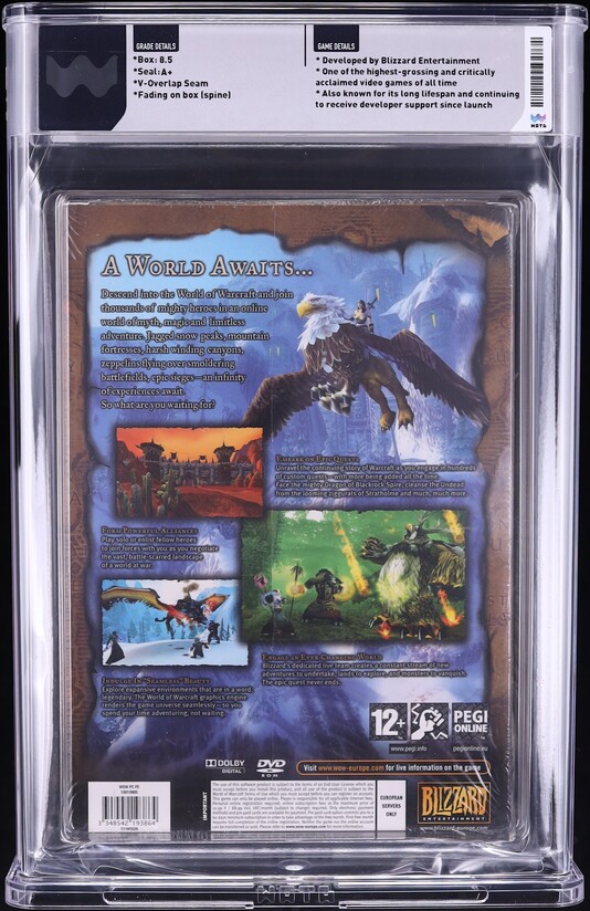 World Of Warcraft (Windows PC) WATA 8.5 A+ Sealed on Fanatics Collect