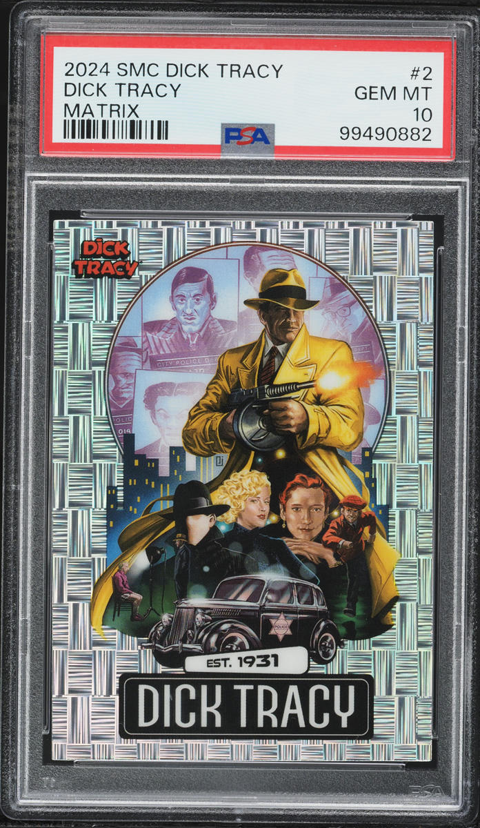 2024 Saturday Morning Cards Dick Tracy Matrix Dick Tracy /199 #2 PSA 10 ...