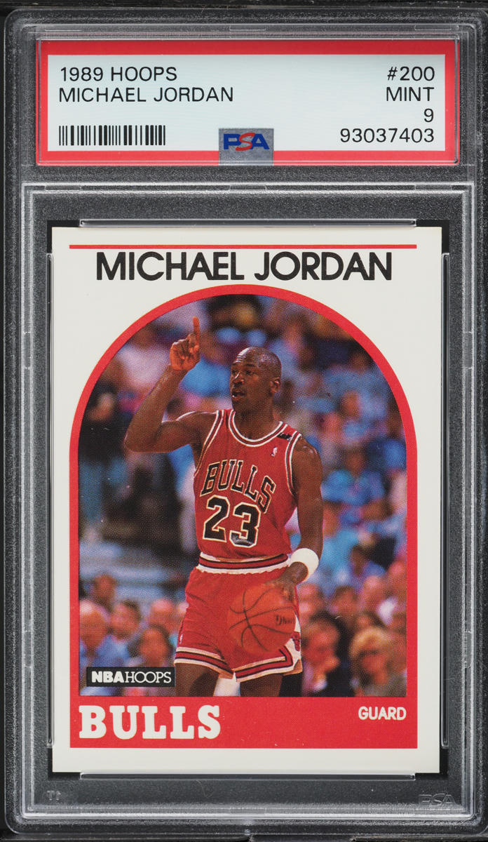 1989 Hoops Basketball Michael Jordan #200 PSA 9 MINT on Fanatics Collect