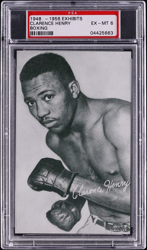 1948 Exhibits Boxing Clarence Henry PSA 6 EXMT on Fanatics Collect