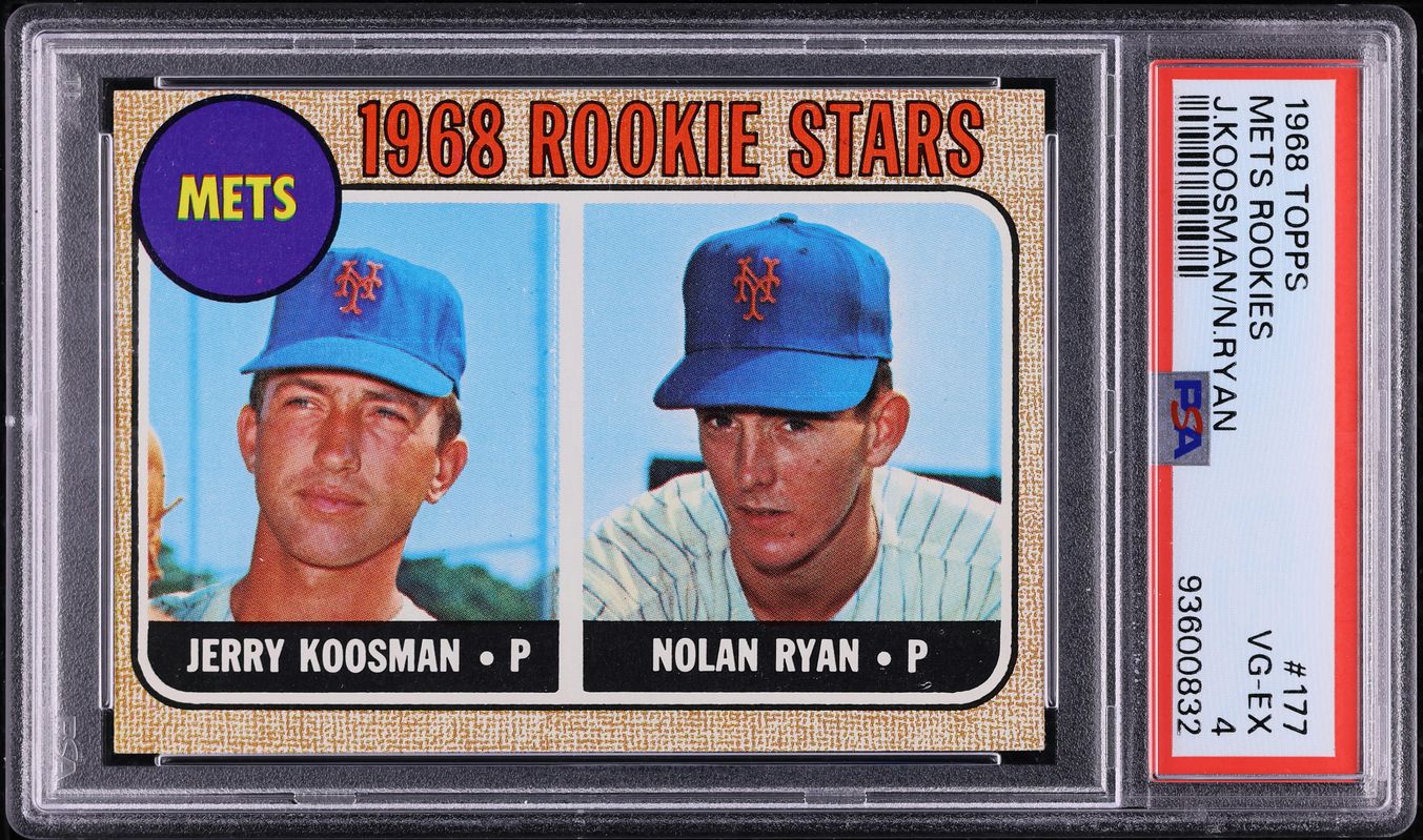 1968 Topps Nolan Ryan ROOKIE #177 PSA 4 VGEX on Fanatics Collect