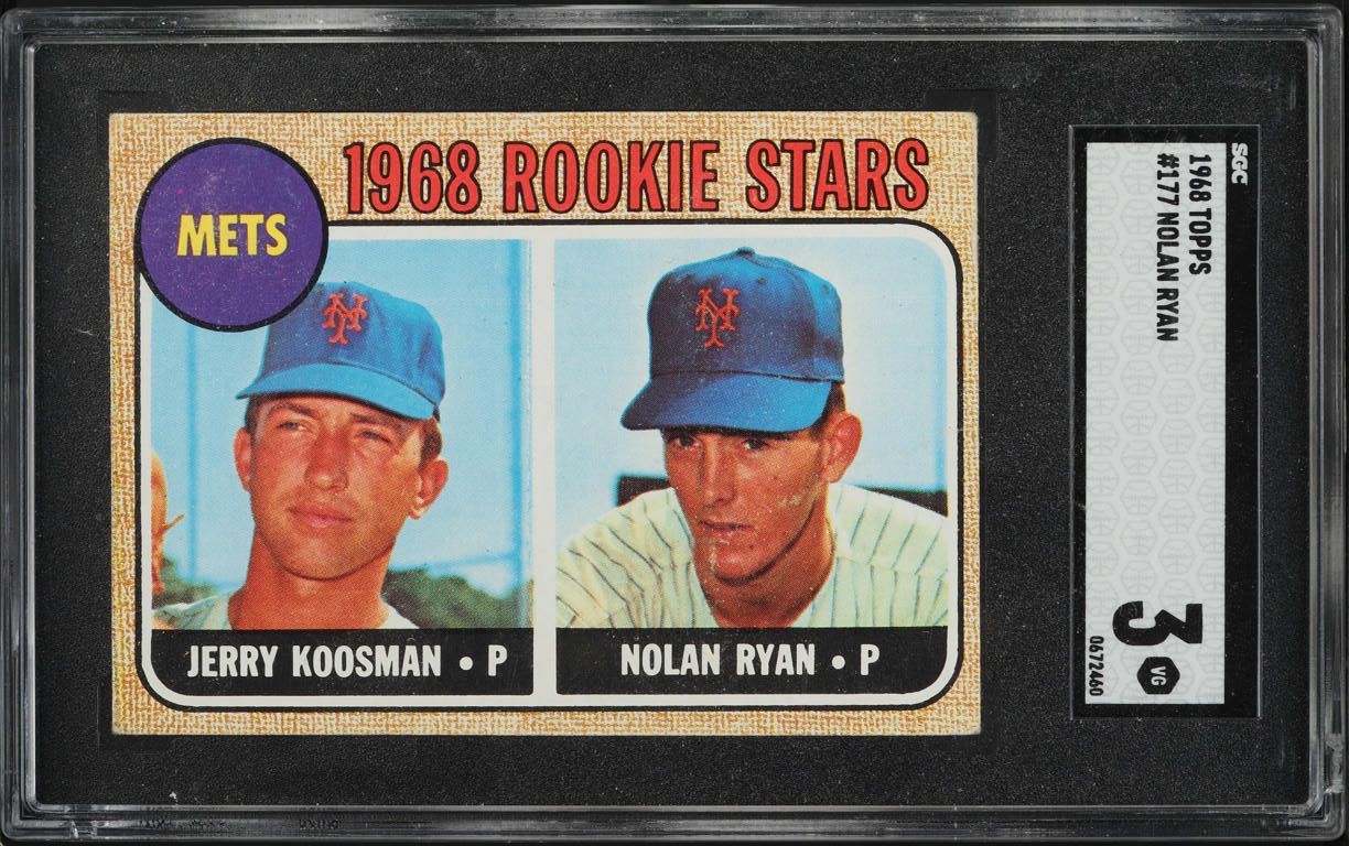 1968 Topps Nolan Ryan ROOKIE #177 SGC 3 VG on Fanatics Collect