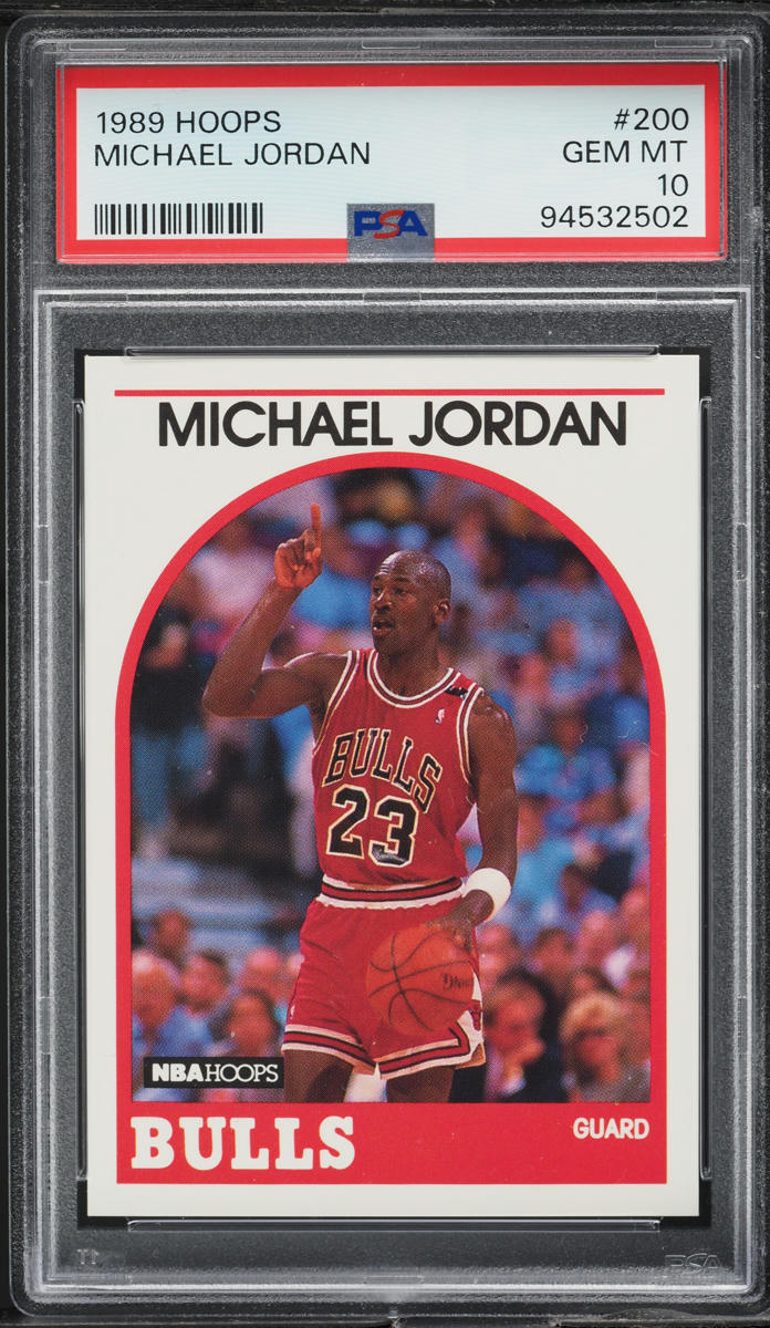 1989 Hoops Michael Jordan #200 PSA 10 GEM MINT on Fanatics Collect