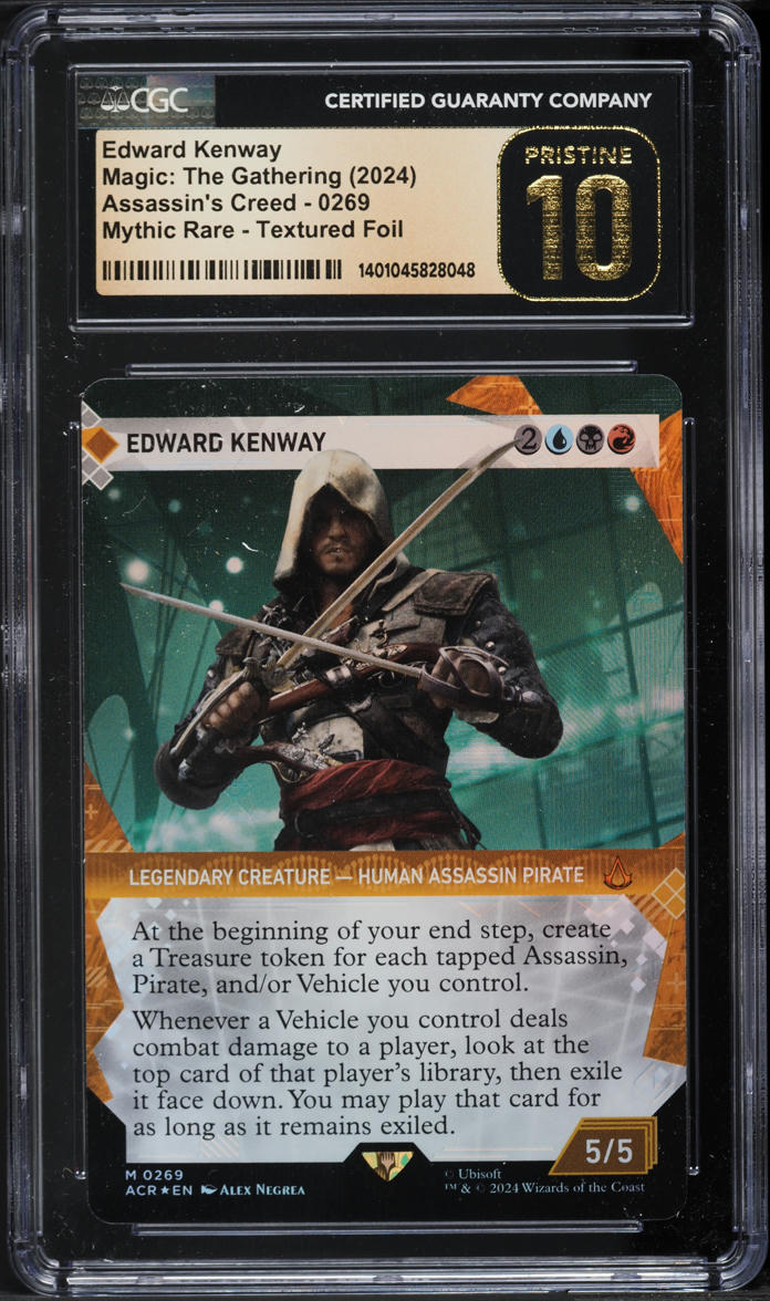 2024 Magic The Gathering MTG Assasin's Creed Textured Foil Edward ...