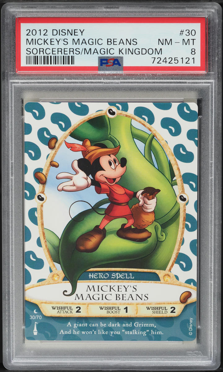 2012 Disney Sorcerers Of The Magic Kingdom Mickey's Magic Beans #30 PSA ...