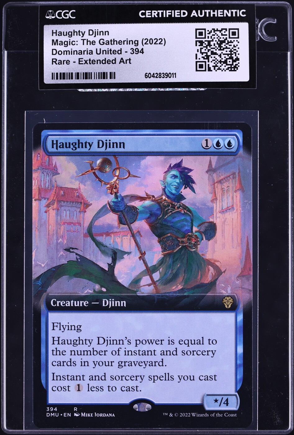 2022 Magic The Gathering Dominaria United Extended Art Haughty Djinn ...