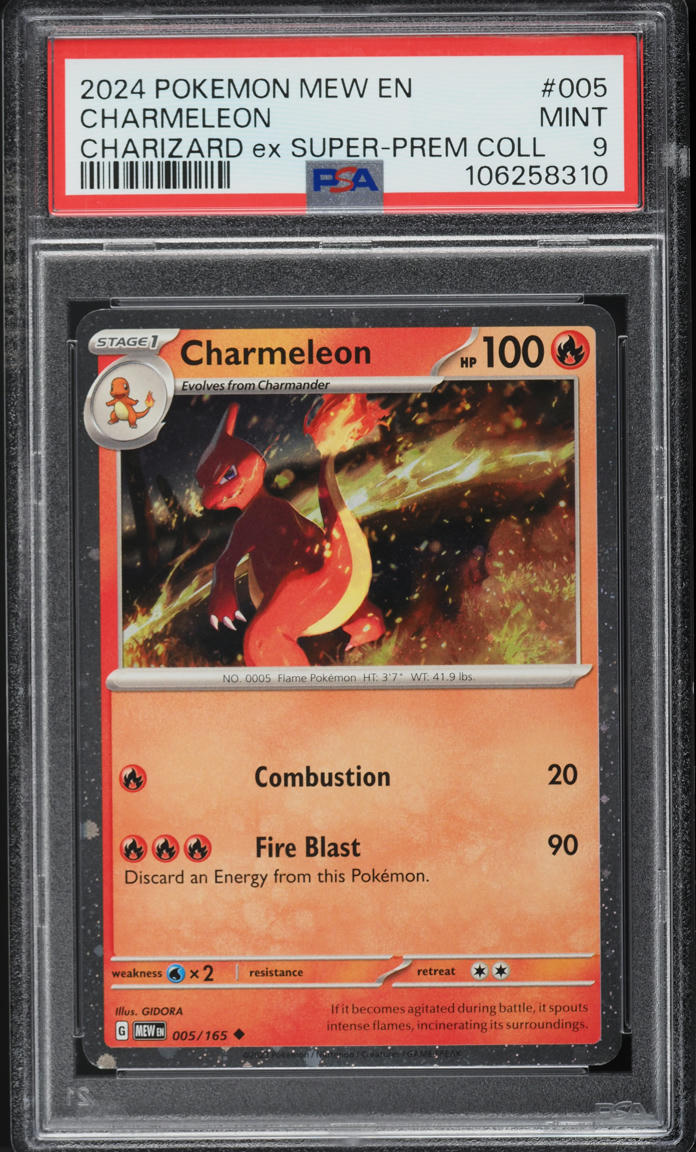 2024 Pokemon SV 151 Charizard Ex Super-Prem Collection Charmeleon #005 ...