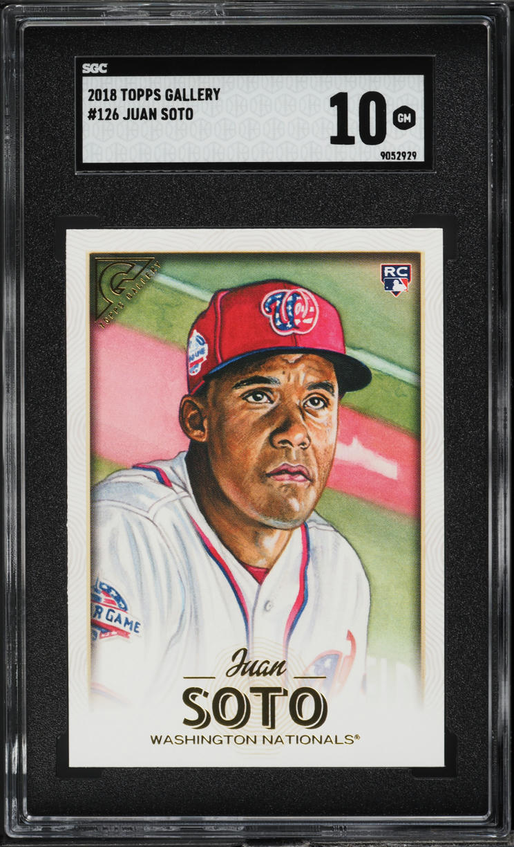 2018 Topps Gallery Juan Soto ROOKIE #126 SGC 10 GEM MINT on Fanatics ...