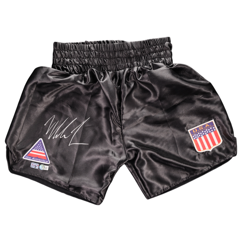 Mike Tyson Signed Autographed Boxing Trunks - Beckett AUTH on Fanatics ...