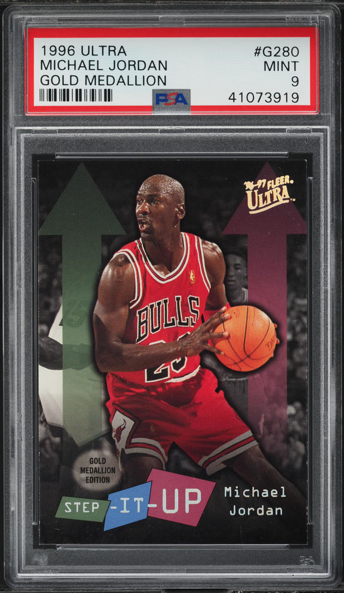 1996 Ultra Gold Medallion Michael Jordan #G-280 PSA 9 MINT on Fanatics ...