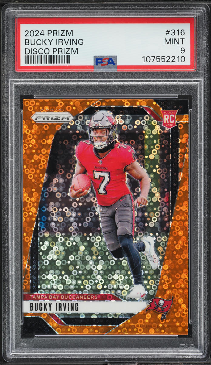 2024 Panini Prizm Disco Bucky Irving ROOKIE #316 PSA 9 MINT on Fanatics ...