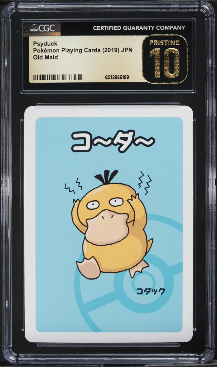 2019 Pokemon Japanese Playing Cards Old Maid Psyduck CGC 10 PRISTINE on ...