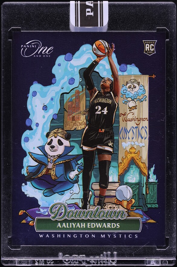 2024 Panini One And One WNBA Downtown Aaliyah Edwards ROOKIE #10 on ...