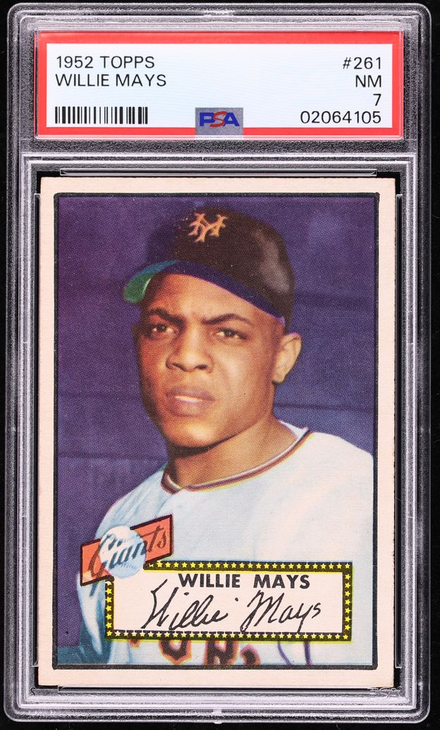 1952 Topps Willie Mays #261 PSA 7 NRMT on Fanatics Collect