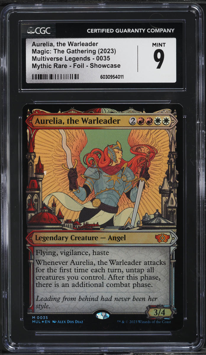 2023 MTG Multiverse Legends Showcase Foil Aurelia, The Warleader #35 ...
