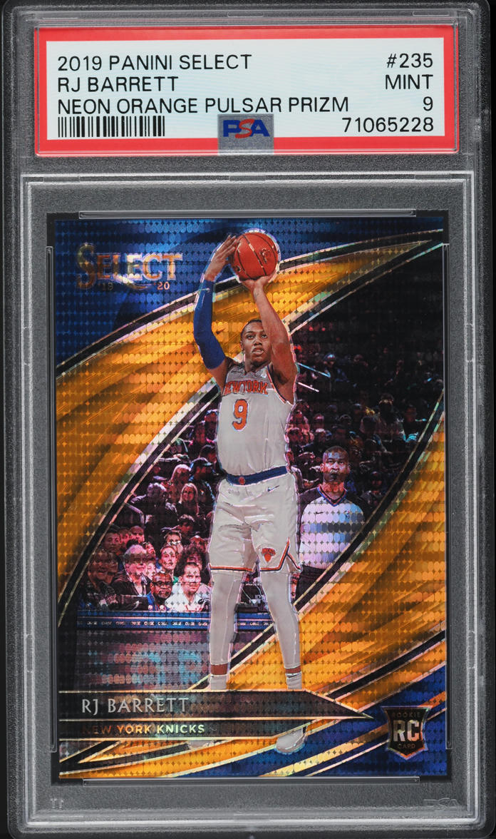 2019 Select Courtside Neon Orange Pulsar Prizm RJ Barrett ROOKIE /13 ...
