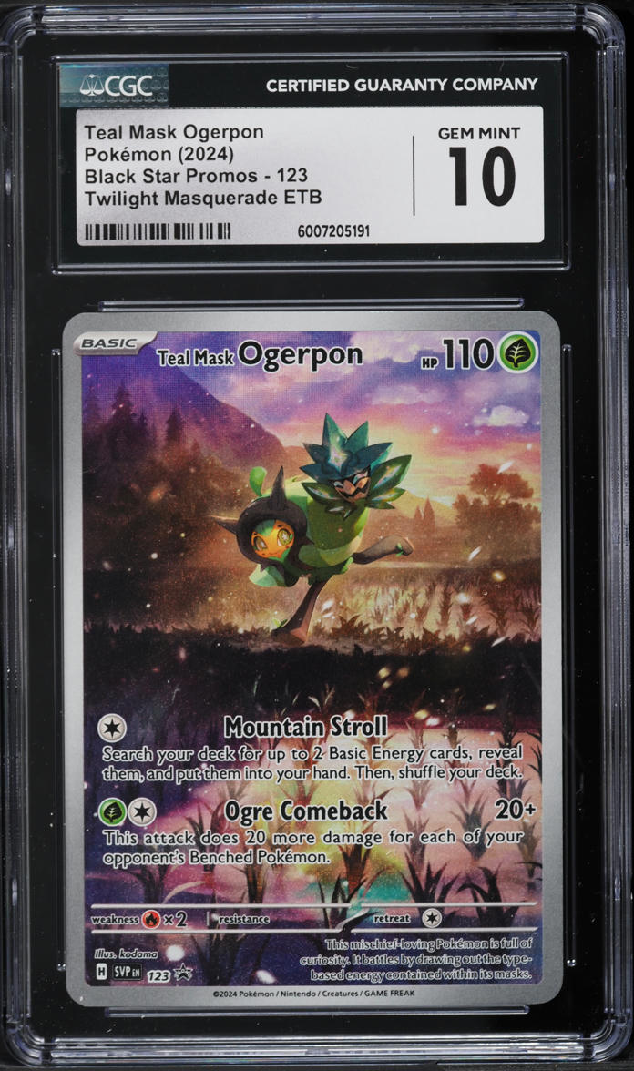 2024 Pokemon SV Promo Twilight Masquerade ETB Teal Mask Ogerpon #123 ...