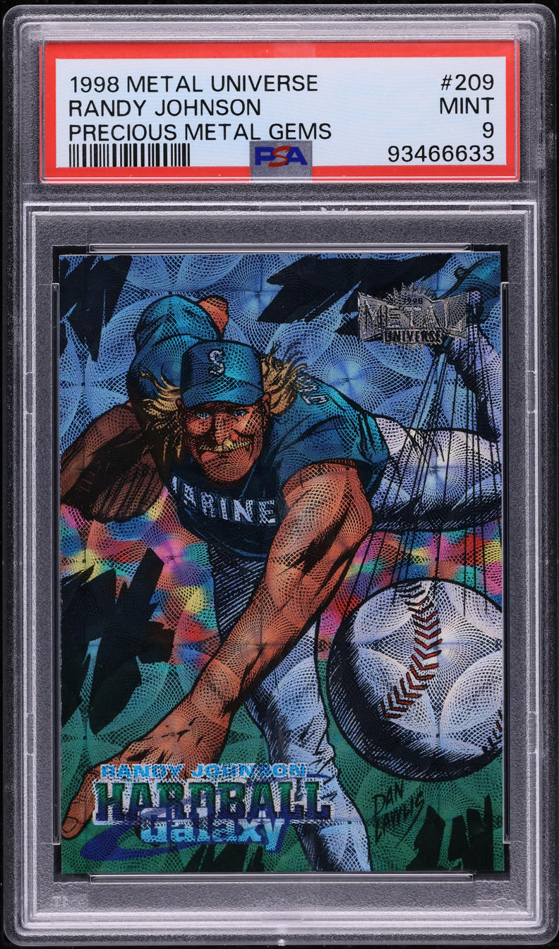 1998 Metal Universe Precious Metal Gems PMG Randy Johnson /50 #209 PSA ...