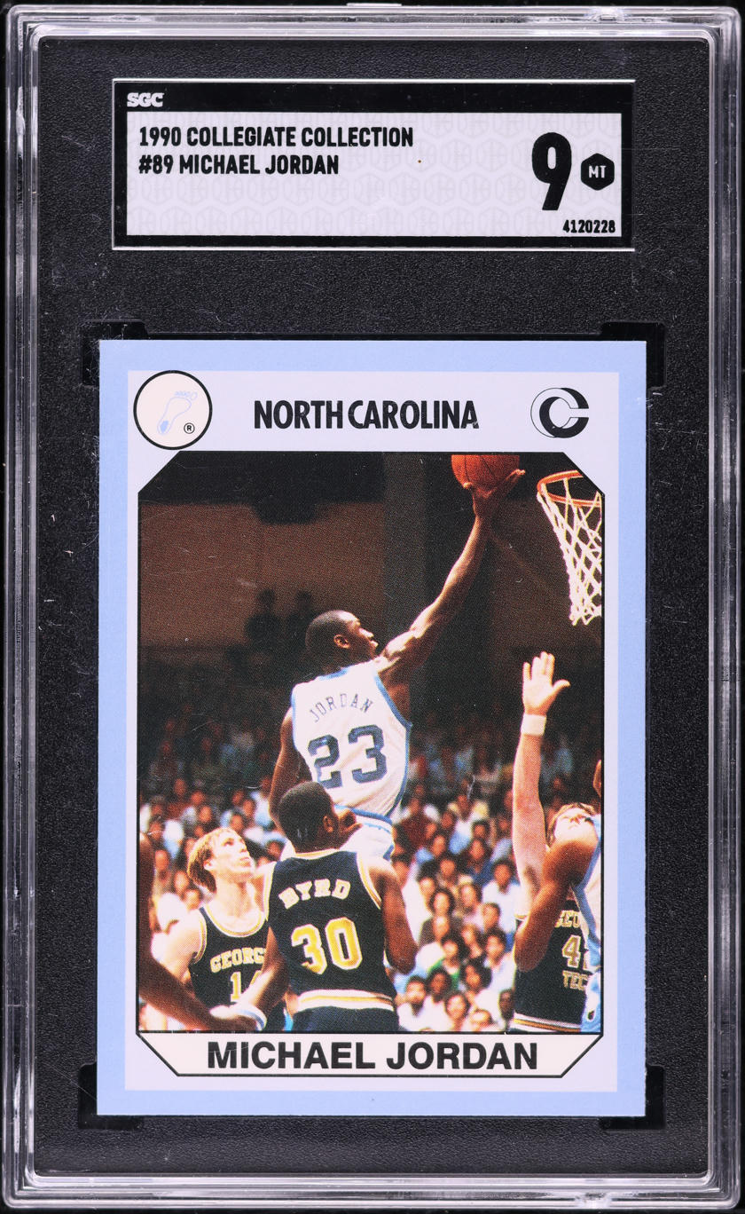 1990 Collegiate Collection Michael Jordan #89 SGC 9 MINT on Fanatics ...
