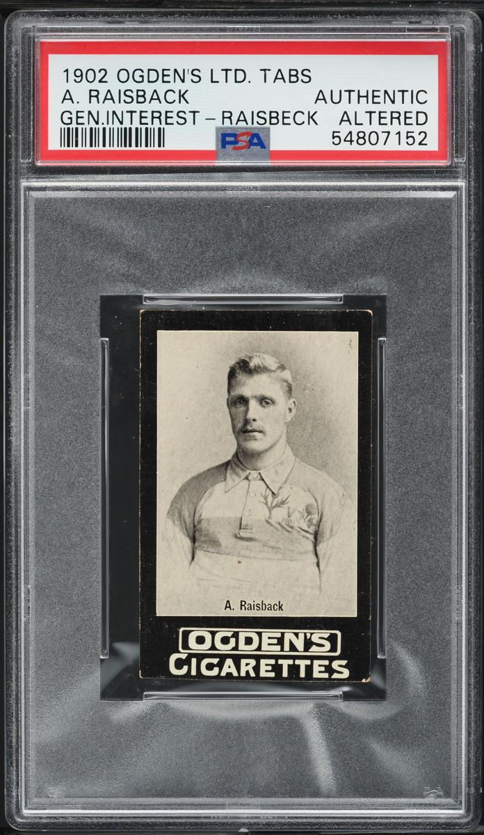 1902 Ogden's Ltd. Tabs General Interest A. Raisback PSA AUTH on ...