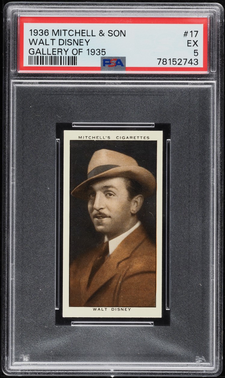 1936 Mitchell & Son Gallery Of '35 Walt Disney #17 PSA 5 EX on Fanatics ...