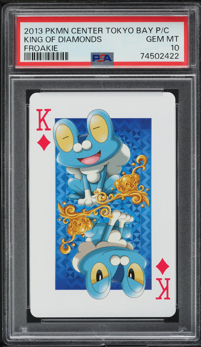 2013 Pokemon Center Tokyo Bay Playing Cards Froakie King Of Diamonds ...