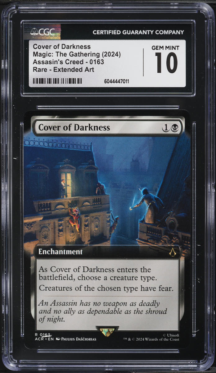 2024 Magic The Gathering MTG Assasin's Creed Cover Of Darkness #163 CGC ...
