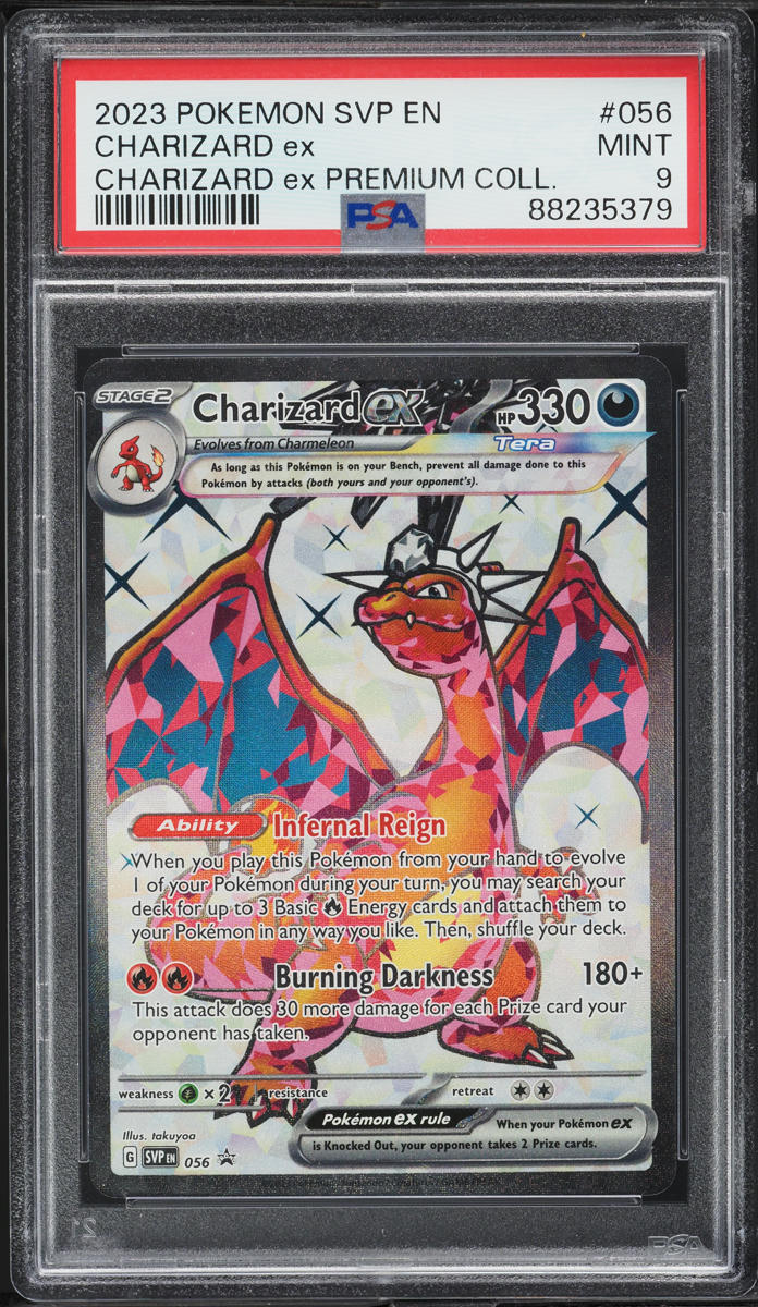 2023 Pokemon SV Black Star Promo Premium Collection Charizard ex #56 ...